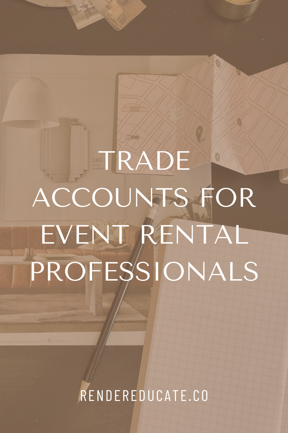 Trade Accounts for Event Rental Professionals | Render Events